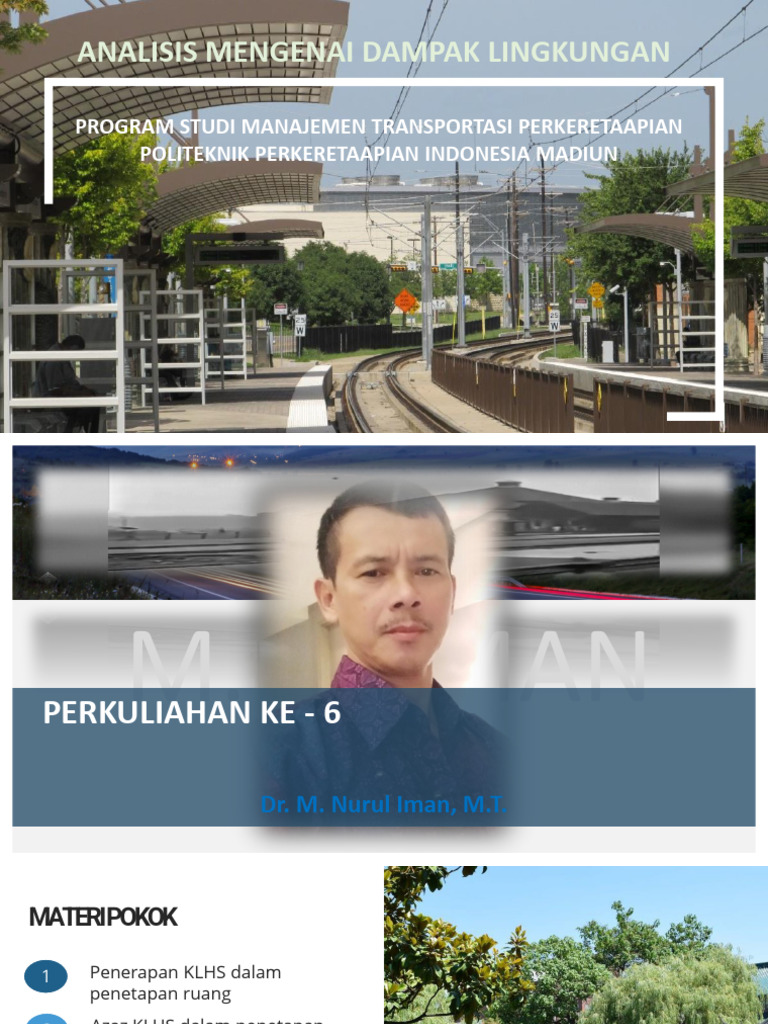 6 - Bahan Kuliah - AMDAL - 15 Nov 22 - K6 | PDF