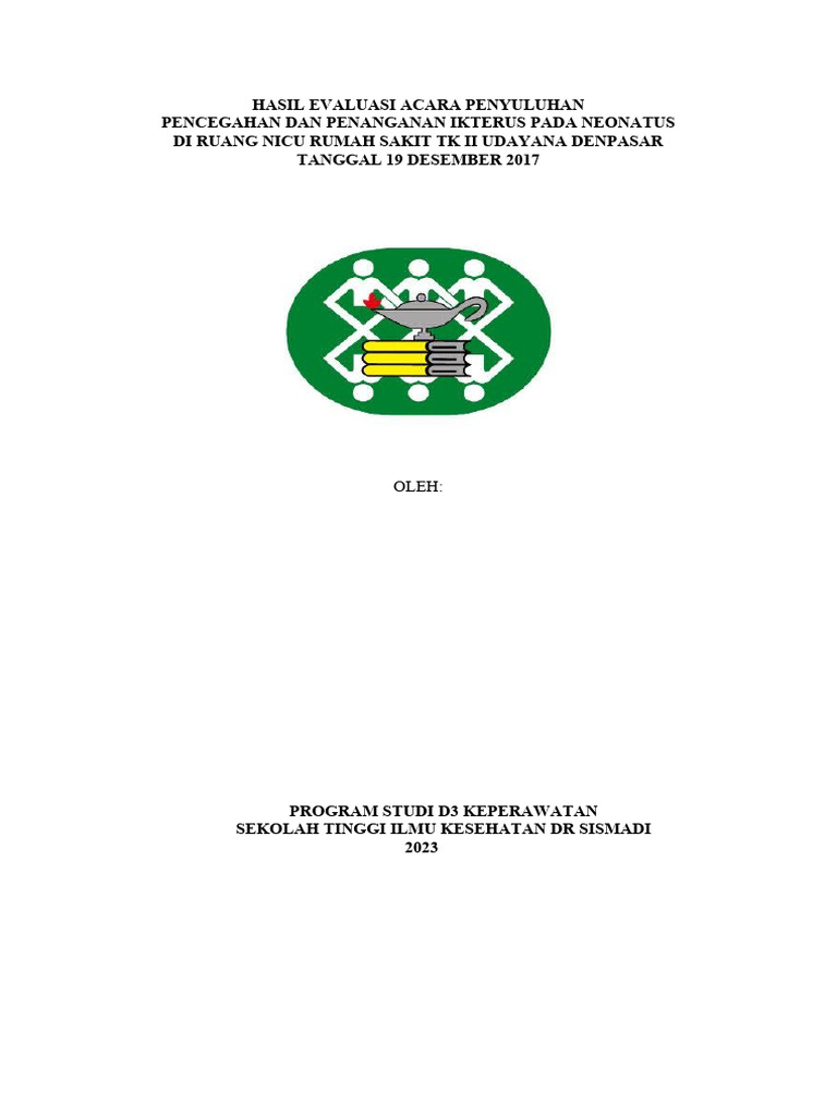 CTH Evaluasi Sap | PDF