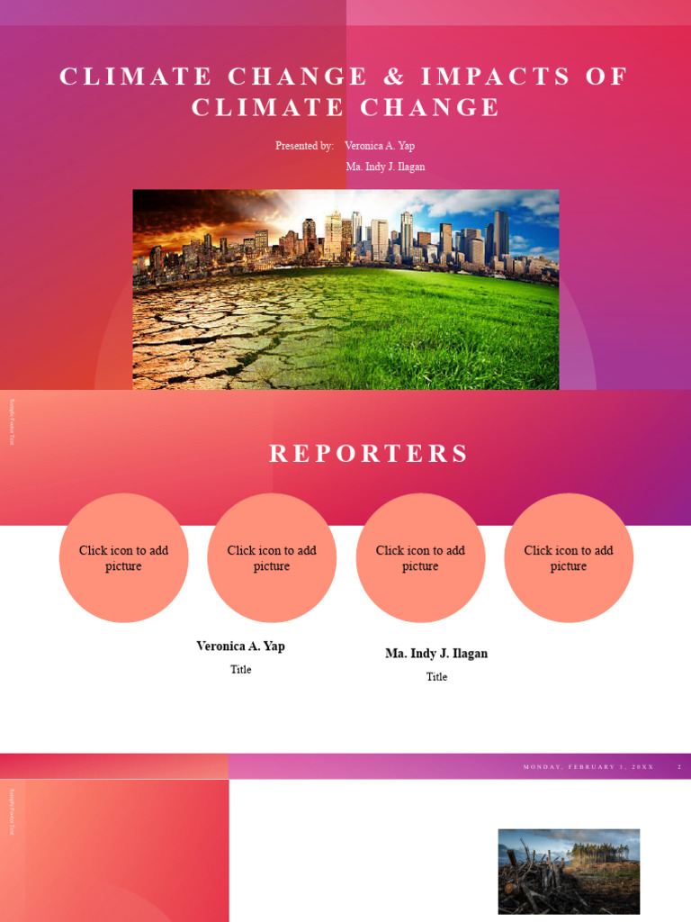 Climate Change Impacts of Climate Change | PDF | Climate Change ...