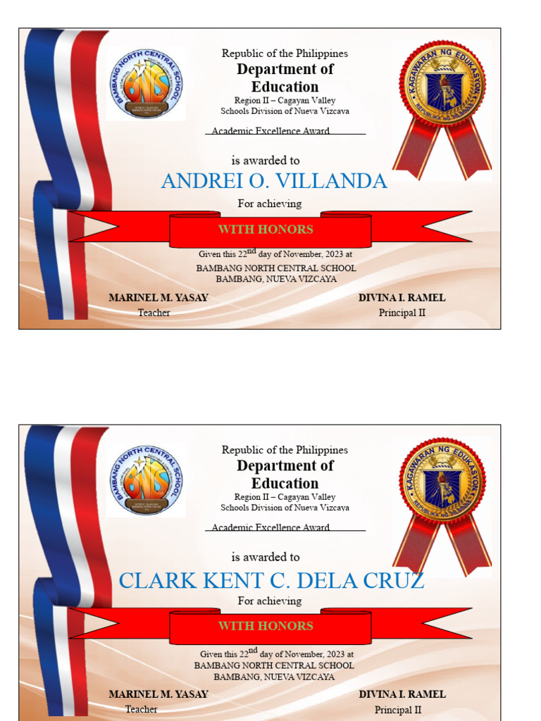 Certificazte Honors | PDF