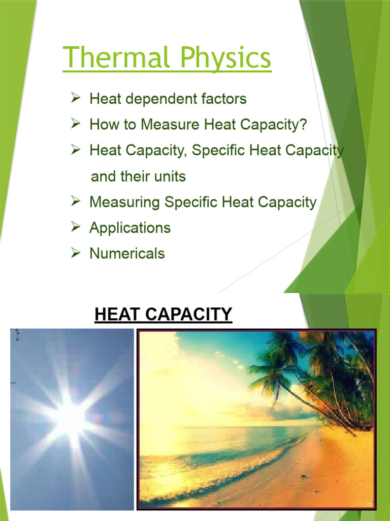 7.1-Thermal Physics-1 | PDF | Heat Capacity | Heat