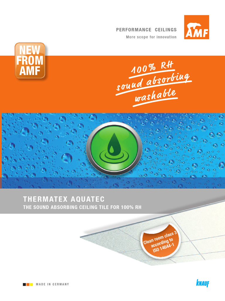 14 AMF THERMATEX Aquatec EN | PDF | Humidity | Hygiene