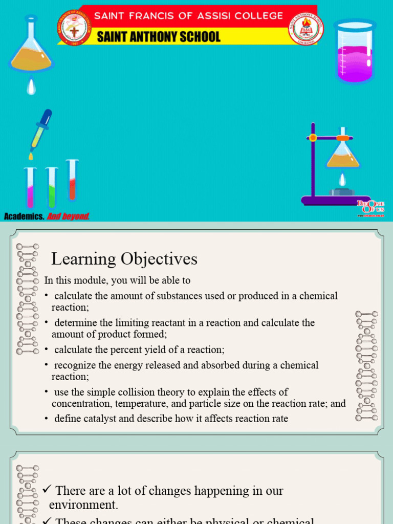 Endothermic vs Exothermic Reactions | PDF | Stoichiometry | Chemical ...