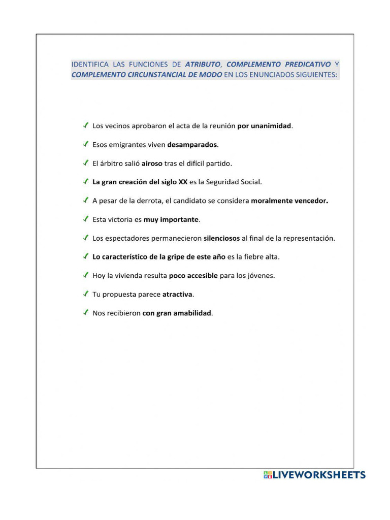 Pvo, Atributo y Modo | PDF