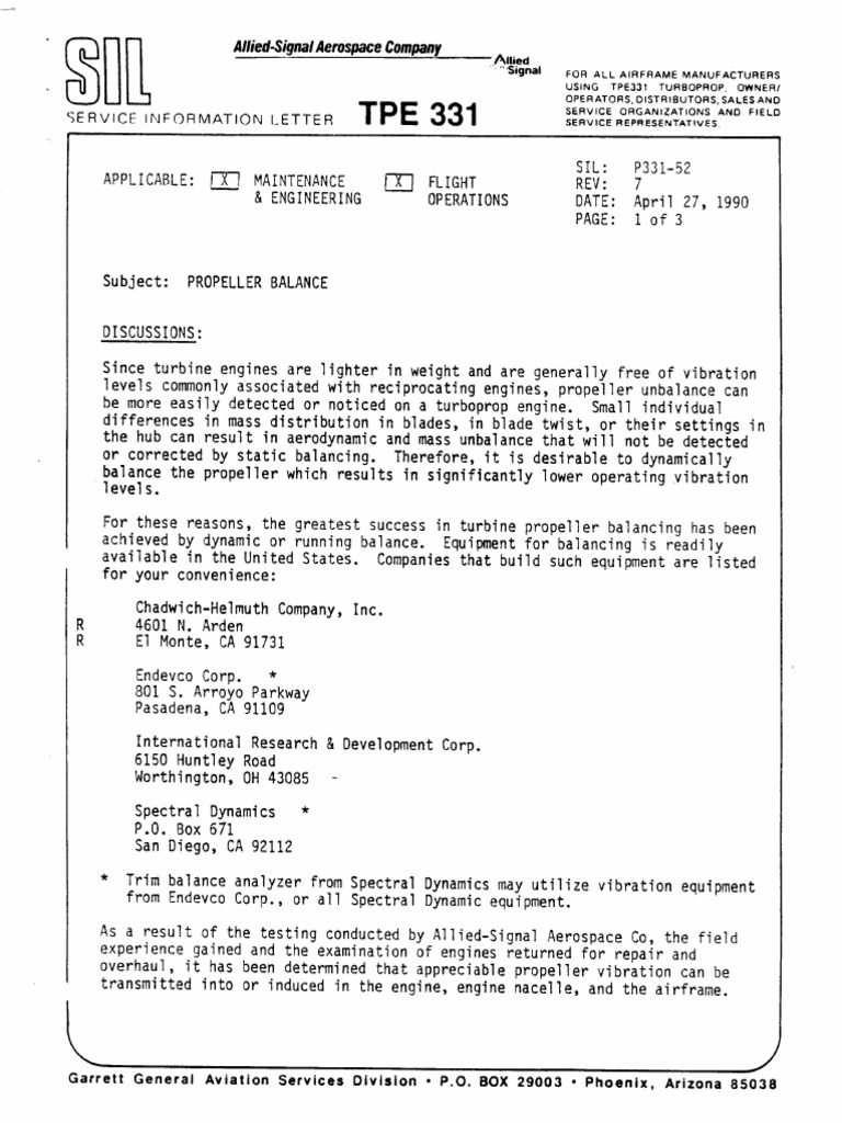 SIL P331 52 9254r7 | PDF