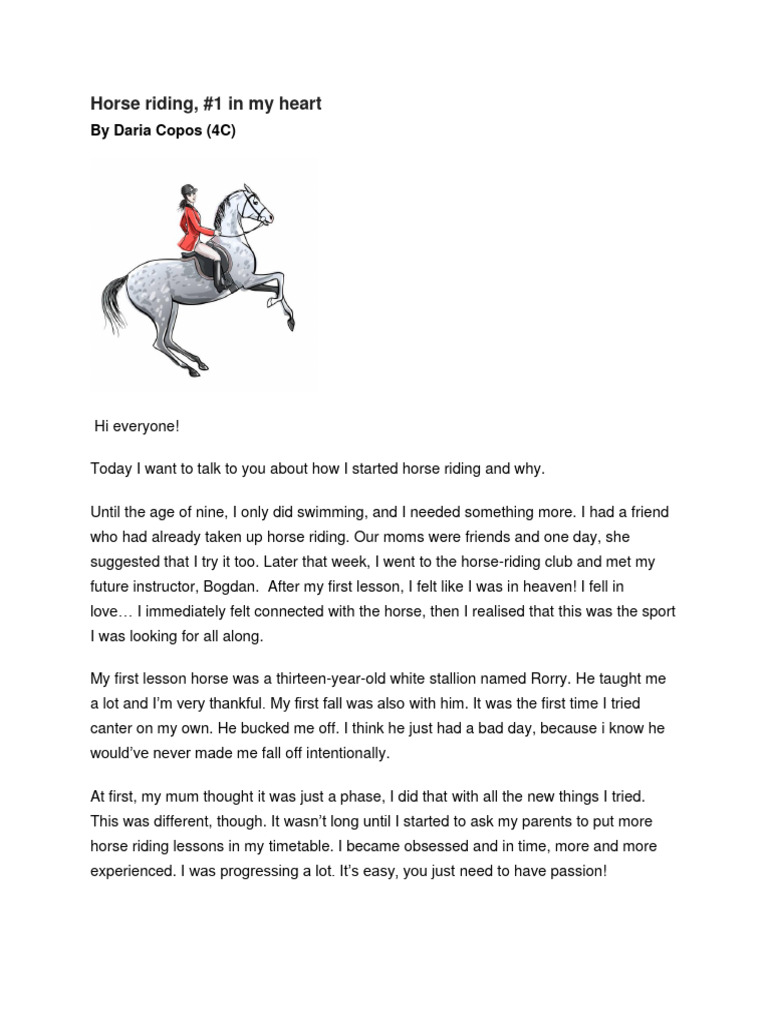4c Texts Final | PDF | Equus (Genus) | Horses 4c Texts Final | PDF | Equus (Genus) | Horses