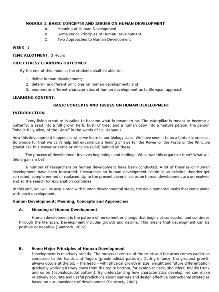 EDC 101 Week 1 6 The Child and Adolescent Learners and Learning Principles | PDF | Cognitive ...