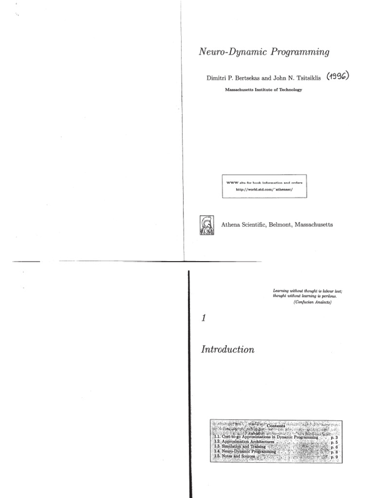 Neuro-Dynamic_Programming | PDF Neuro-Dynamic_Programming | PDF