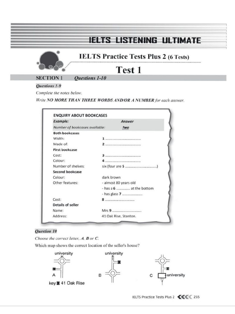 Listening Plus 2 Test 1 | PDF