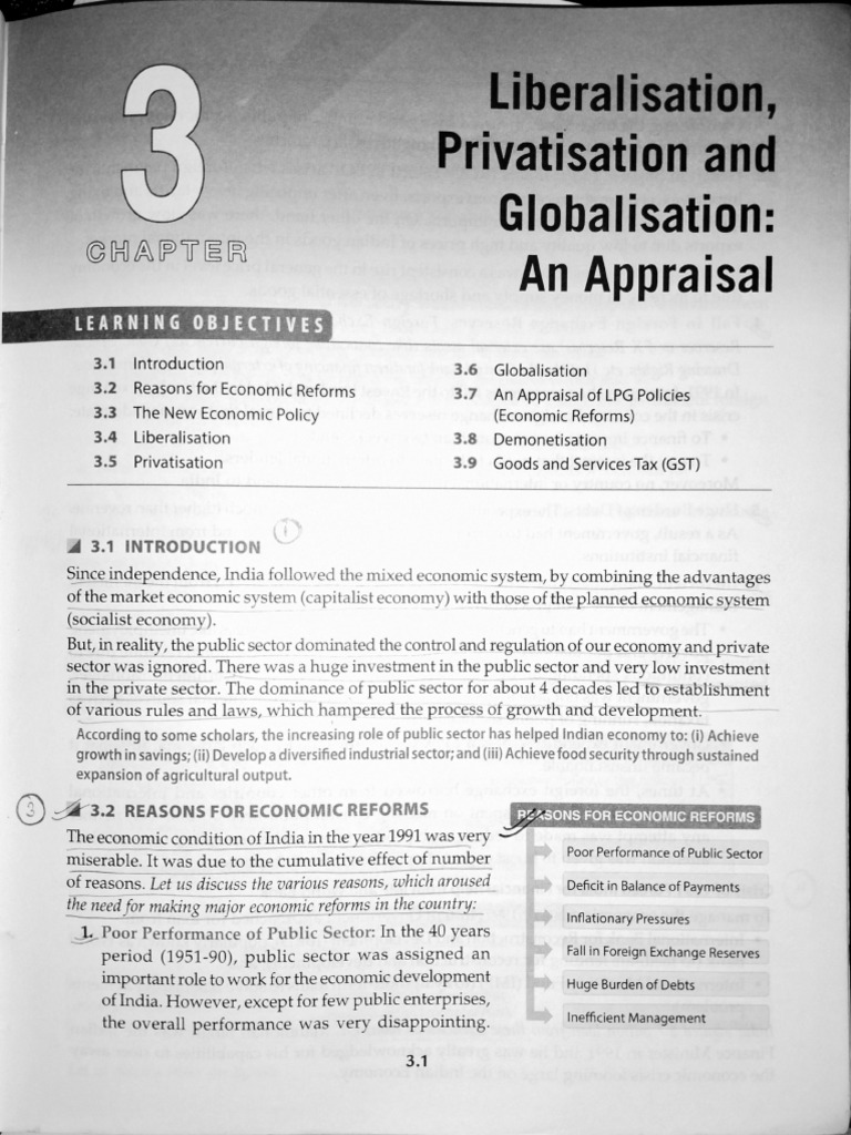 Liberalisation, Privatisation, and Globalisation | PDF