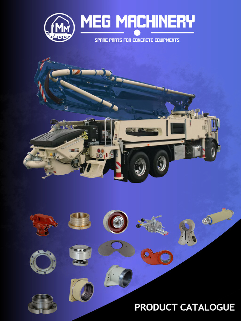 Meg - Concrete Pump Spare Parts | PDF | Piston | Valve