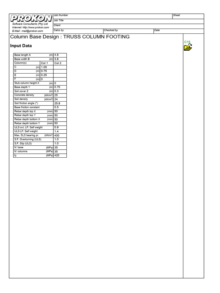 Foundation F1 Pdf Beam Structure Physical Sciences