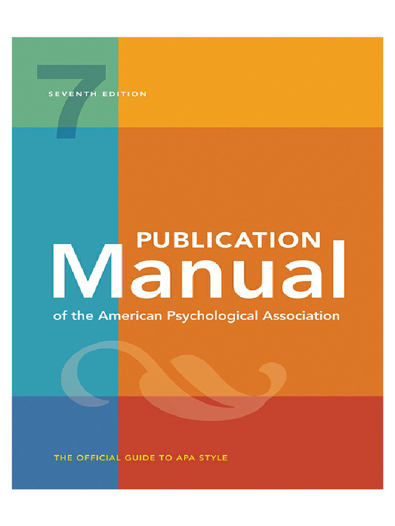 Annotated Biblio Publication Manual of The APA 2019 | PDF | Apa Style ...