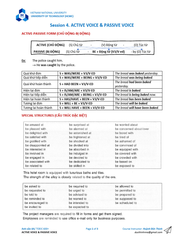 AV4A-Session 4. ACTIVE VOICE & PASSIVE VOICE-SS | PDF ...