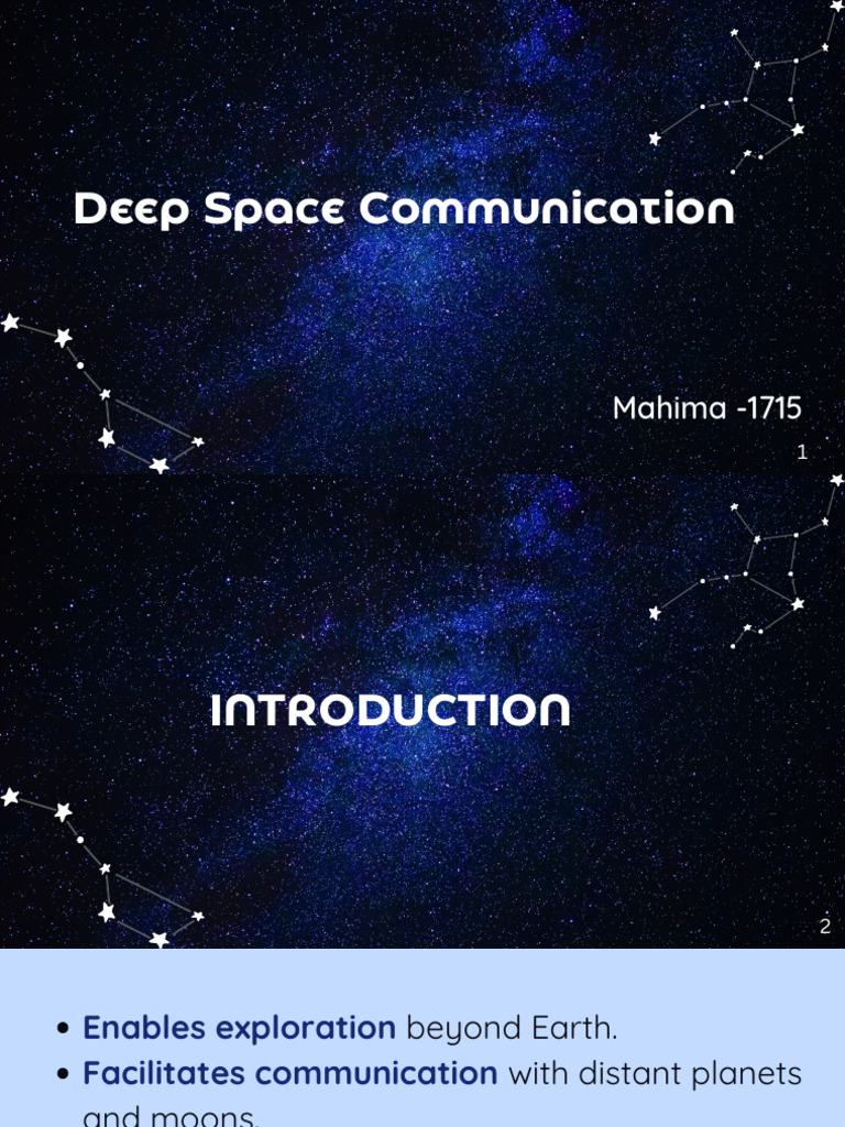Deep Space Communication Essentials | PDF | Nasa Deep Space Network ...