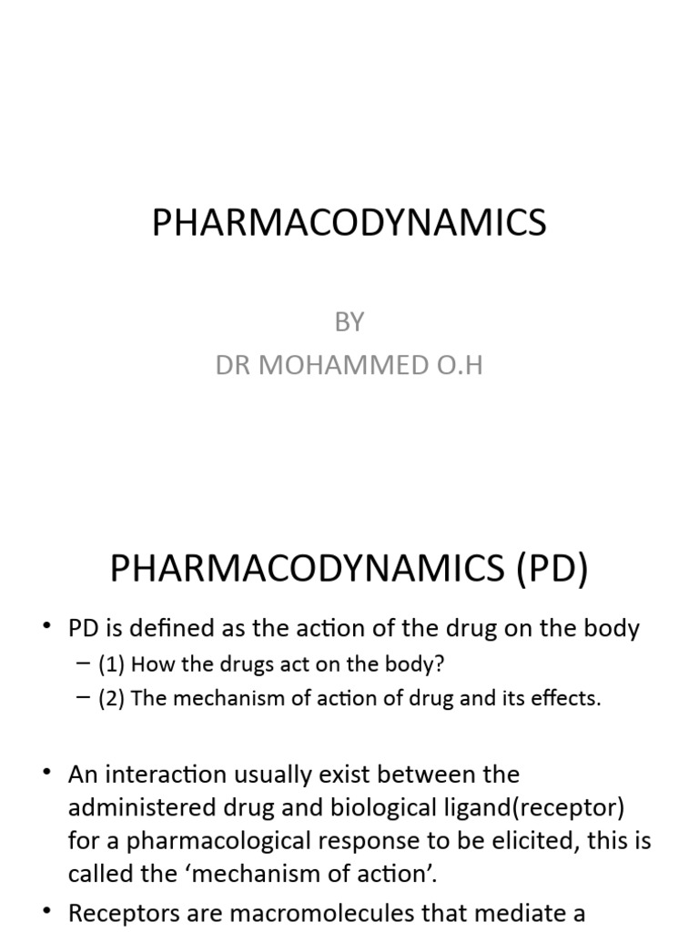 Pharmaco Dynamics | PDF | Receptor Antagonist | Receptor (Biochemistry)