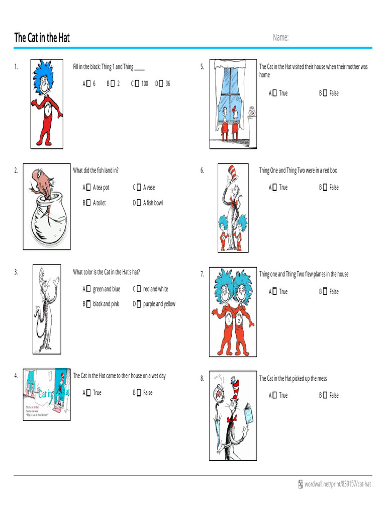 The Cat in The Hat | PDF