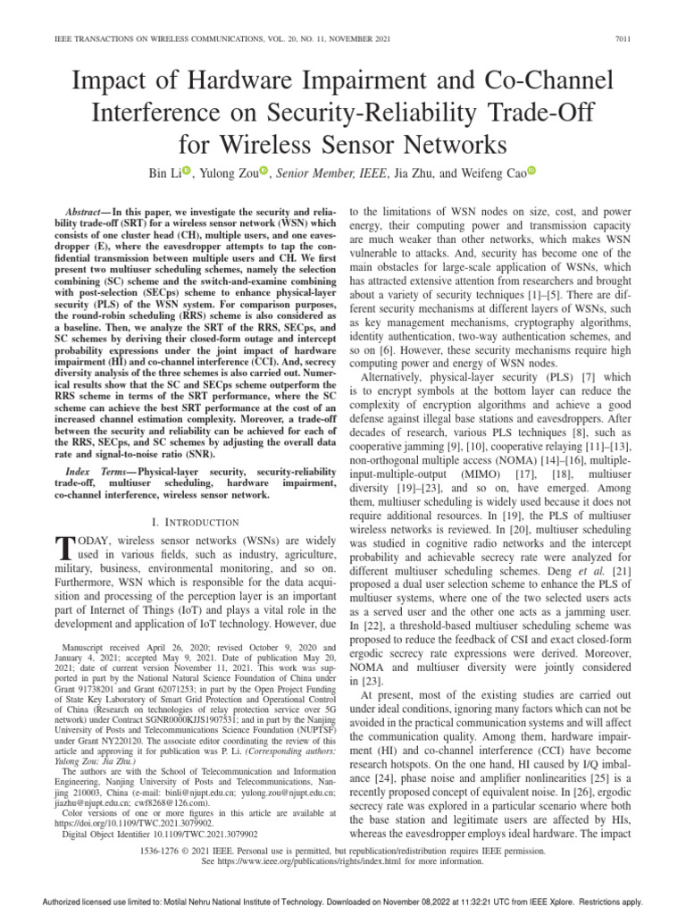 Backscatter Communication | PDF | Wireless Sensor Network | Computing