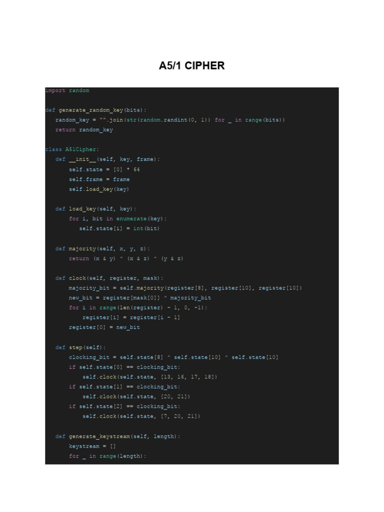 Cryptographic Algorithms in Python | PDF | Encryption | Information Age