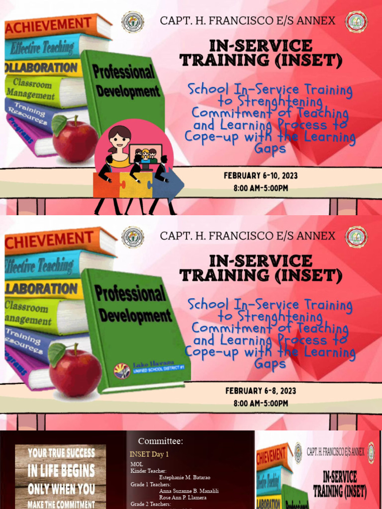 Program - Inset 2 | PDF