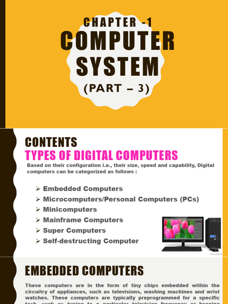 Class 9 Chapter 1 (Part-3) (21-22) | PDF | Personal Computers ...