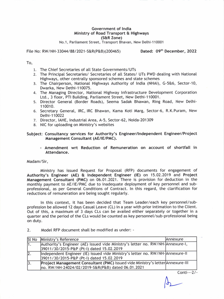 Amendments to RFP for Engineers & Consultants | PDF | Business ...