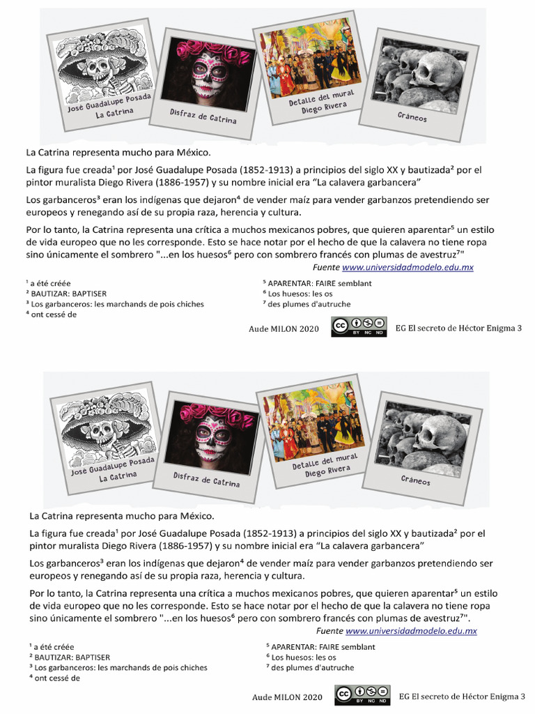 CE Texto La Catrina | PDF