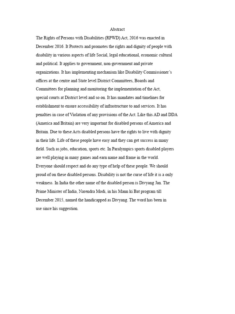 Contracts Research Paper | PDF | Disability | Americans With ...