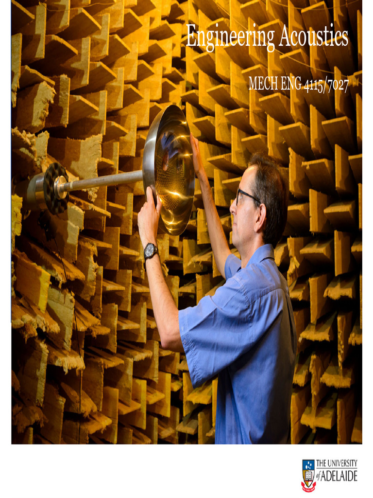 Engineering Acoustics 2024 Course Notes 1up | PDF | Sound | Waves