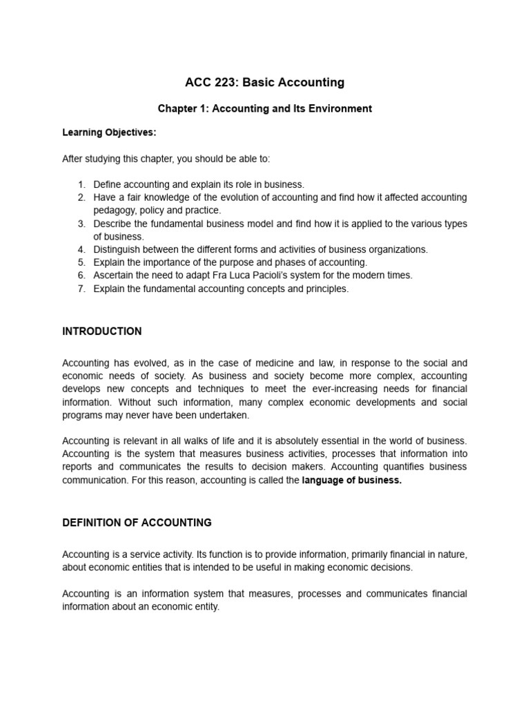 ACC223 Module | PDF | Debits And Credits | Equity (Finance)