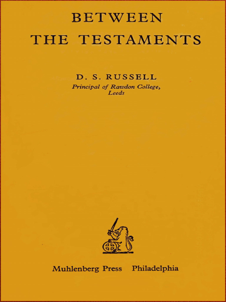 Between The Testaments (D. S. Russell) | PDF | Hasmonean Dynasty ...
