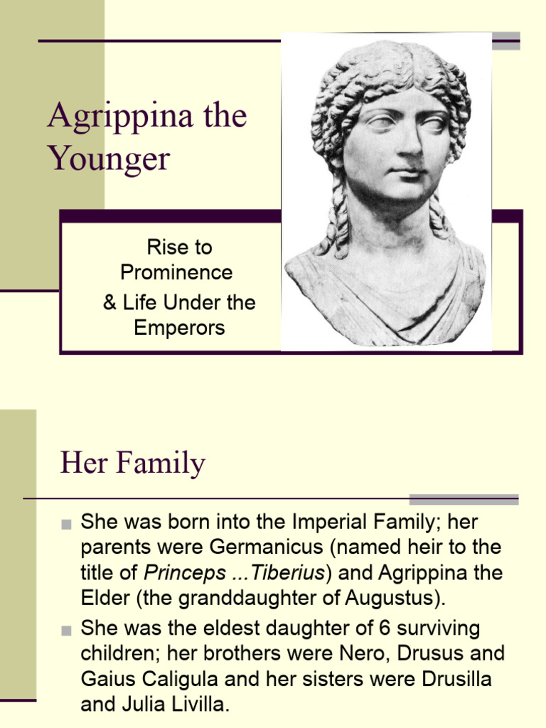 Agrippina - Rise To Prominence | PDF | Caligula | Nero