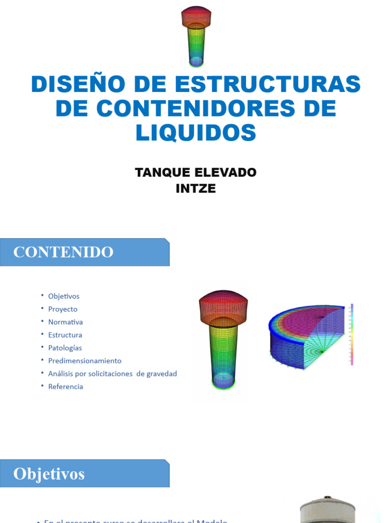 Diseño de Tanques Elevados Intze 1000 m³ | PDF | Hormigón | Viga ...