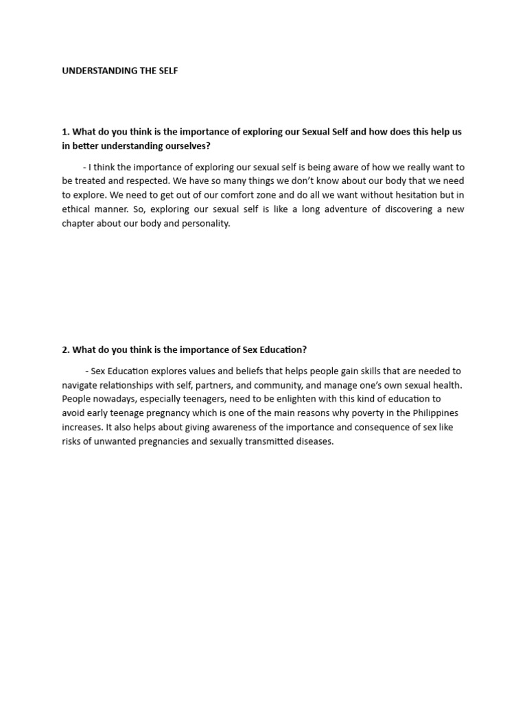 Understanding The Self | PDF