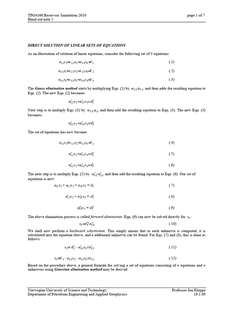 Note 5 DDFH | PDF | Matrix (Mathematics) | Mathematical Concepts