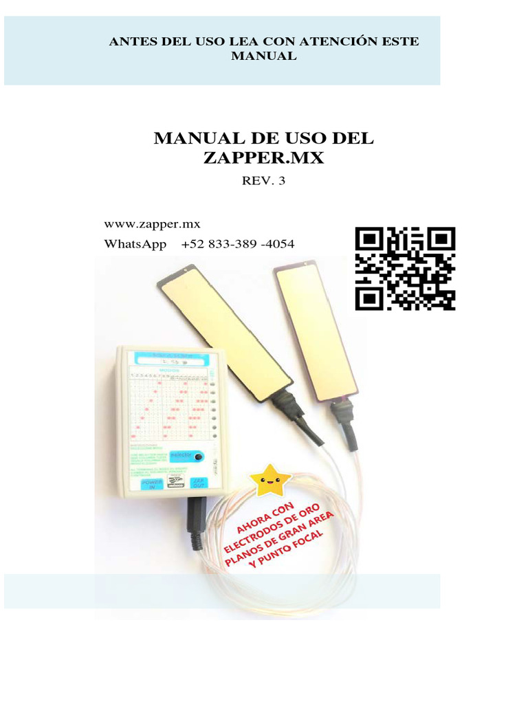 Manual de Uso del Zapper.MX | PDF | Sistema inmune | Virus