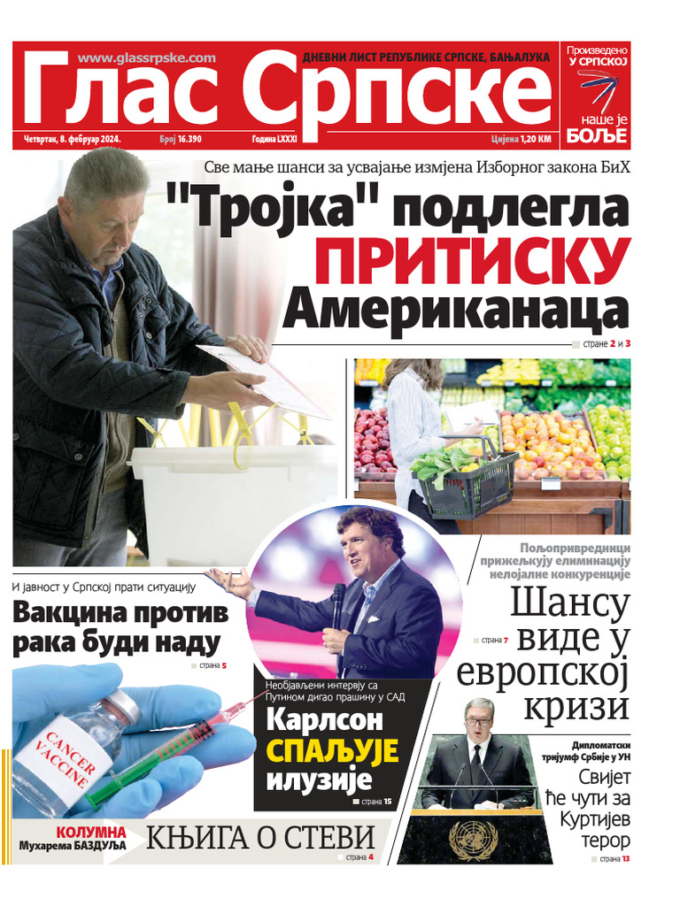Glas Srpske 20240208 | PDF