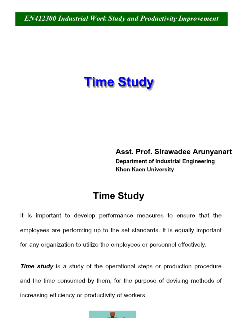 Ch8 Time Study | PDF | Sampling (Statistics) | Statistics