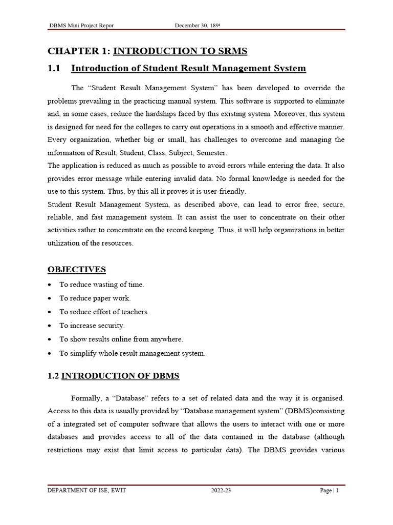 Likhith P Srms Report | PDF | Databases | World Wide Web