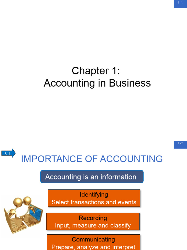 CH 1 English | PDF | Accounting | Equity (Finance)