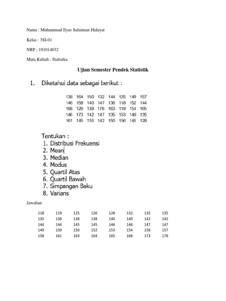 Statistik | PDF