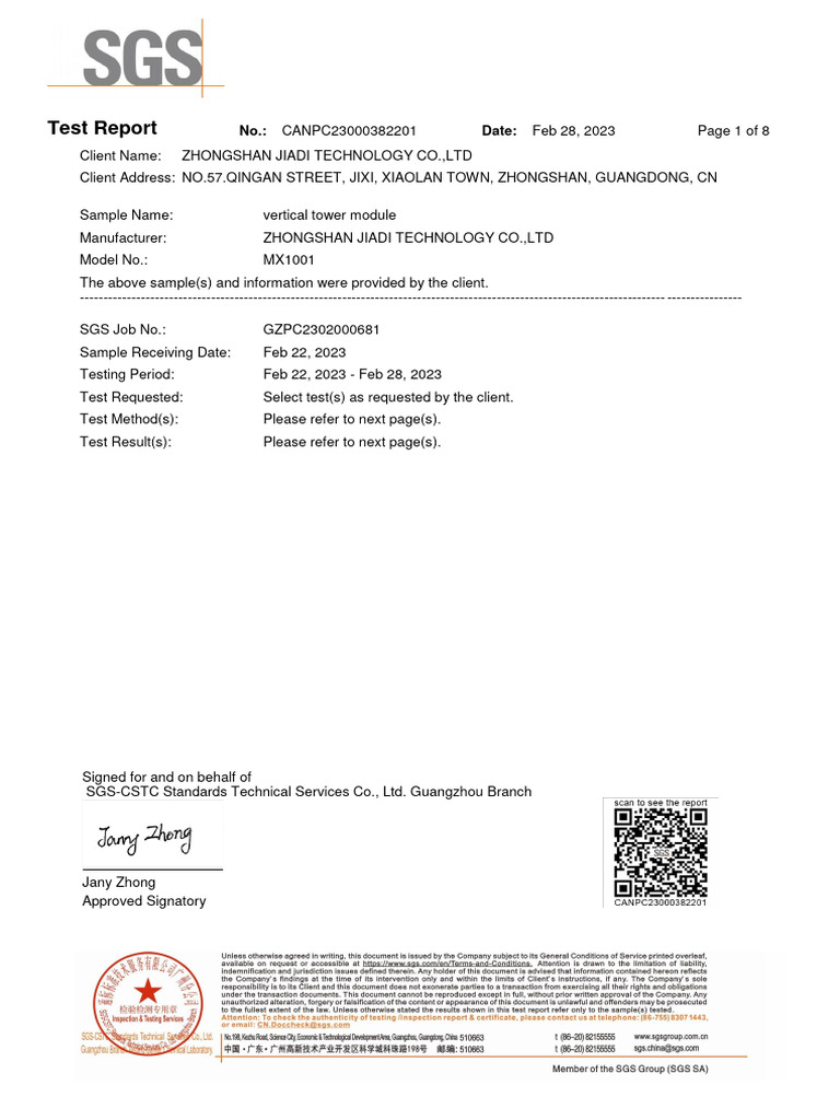 Pineapple Tower SGS | PDF | Chemistry