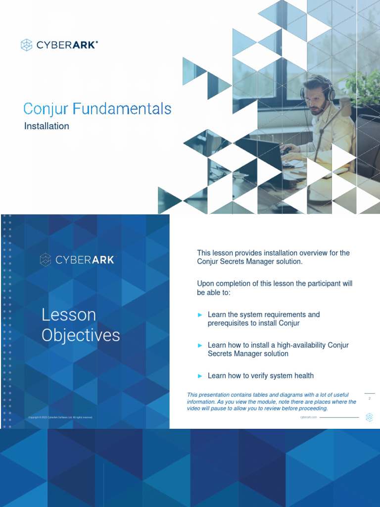 CAU 02 Conjur - Fundamentals Installation | PDF | Public Key Certificate | Load Balancing ...