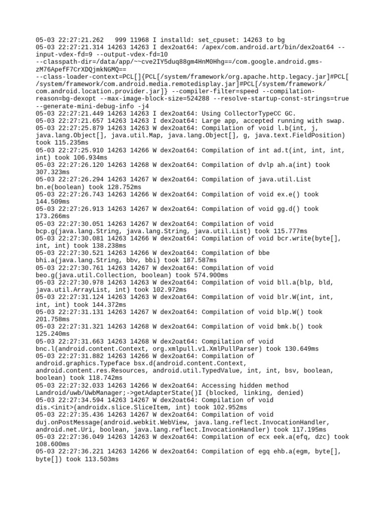 Log | PDF | Java (Programming Language) | Computing