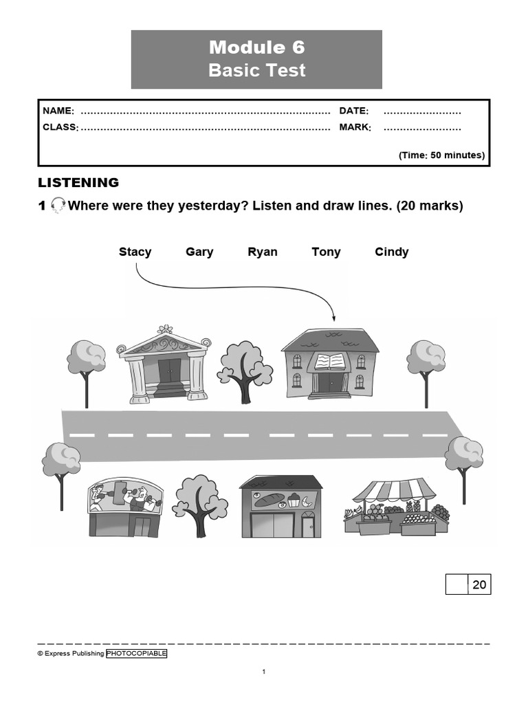 16 I Wonder 3 Module Test 6 | PDF | Domesticated Animals