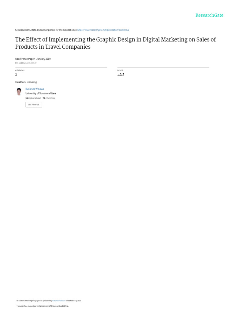 The Effect of Implementing The Graphic Design | PDF | Digital Marketing ...