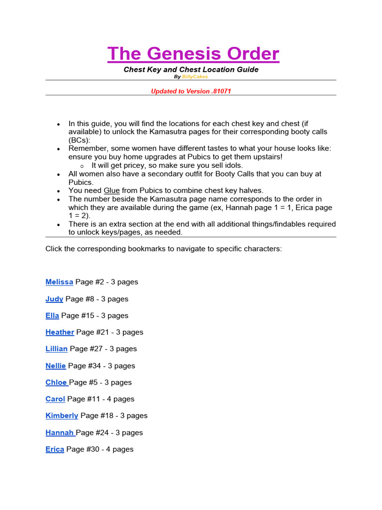 The Genesis Order | PDF