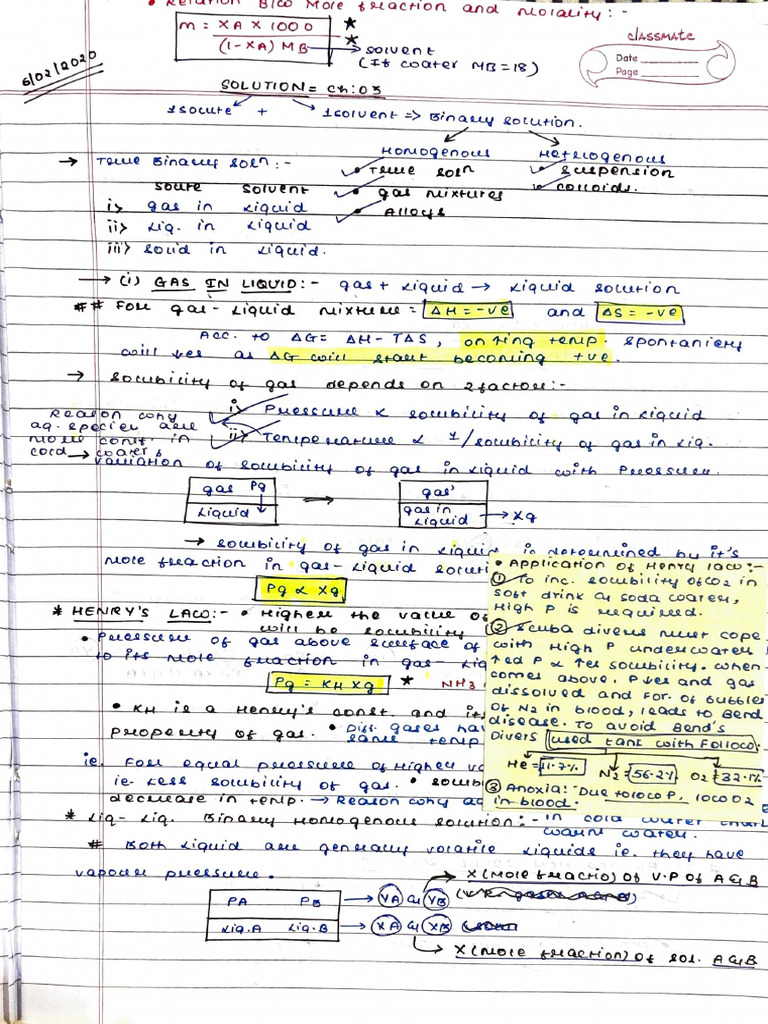 Solution Detail Notes by Om Mishra | PDF