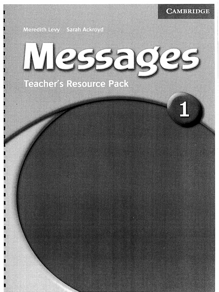 Messages 1 (Cambridge) | PDF