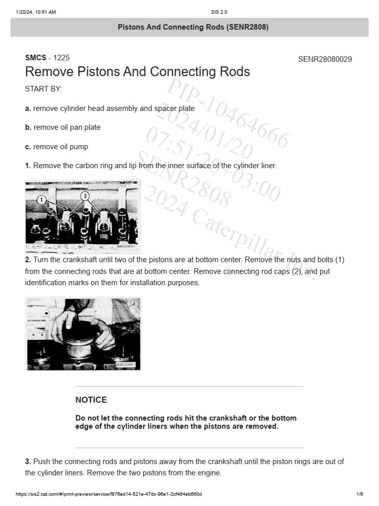 Pistons and Connecting Rods | PDF | Piston | Cylinder (Engine)